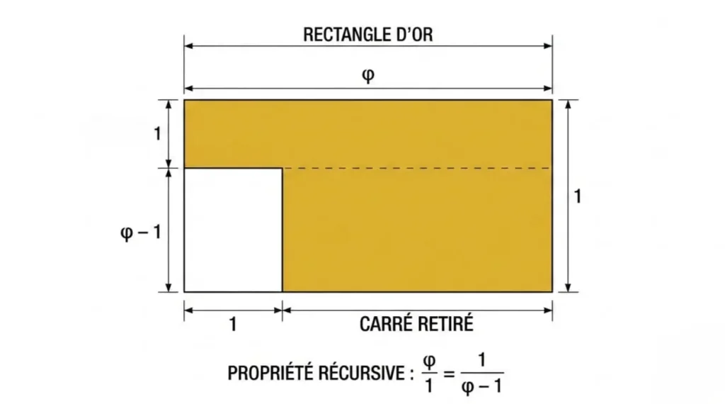 Nombre d’or : formule, Fibonacci, rectangle et spirale